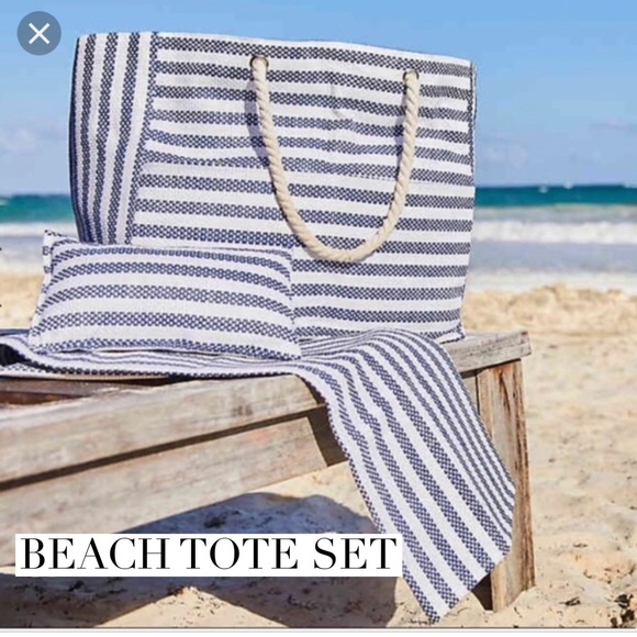 DSW | Bags | New Dsw Beach Tote 3 Piece Set | Poshmark